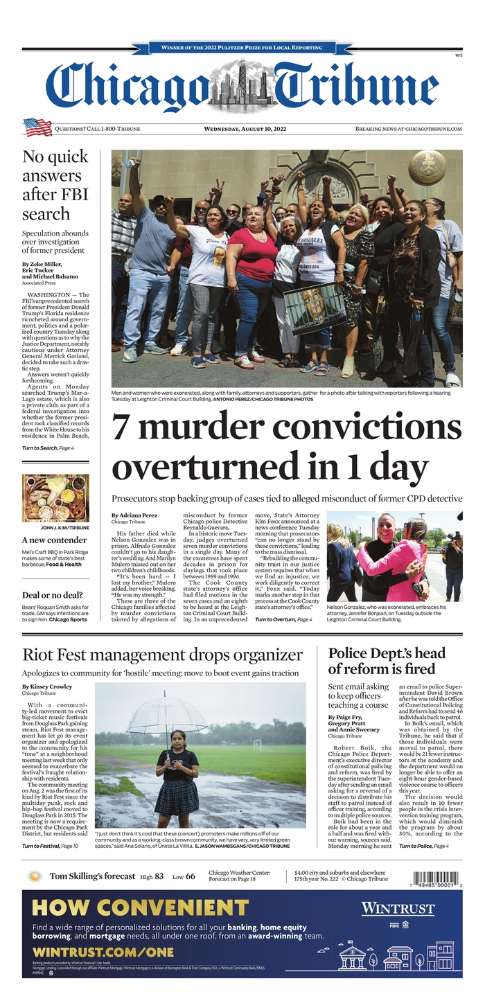 Πρωτοσέλιδα εφημερίδων και Περιοδικών